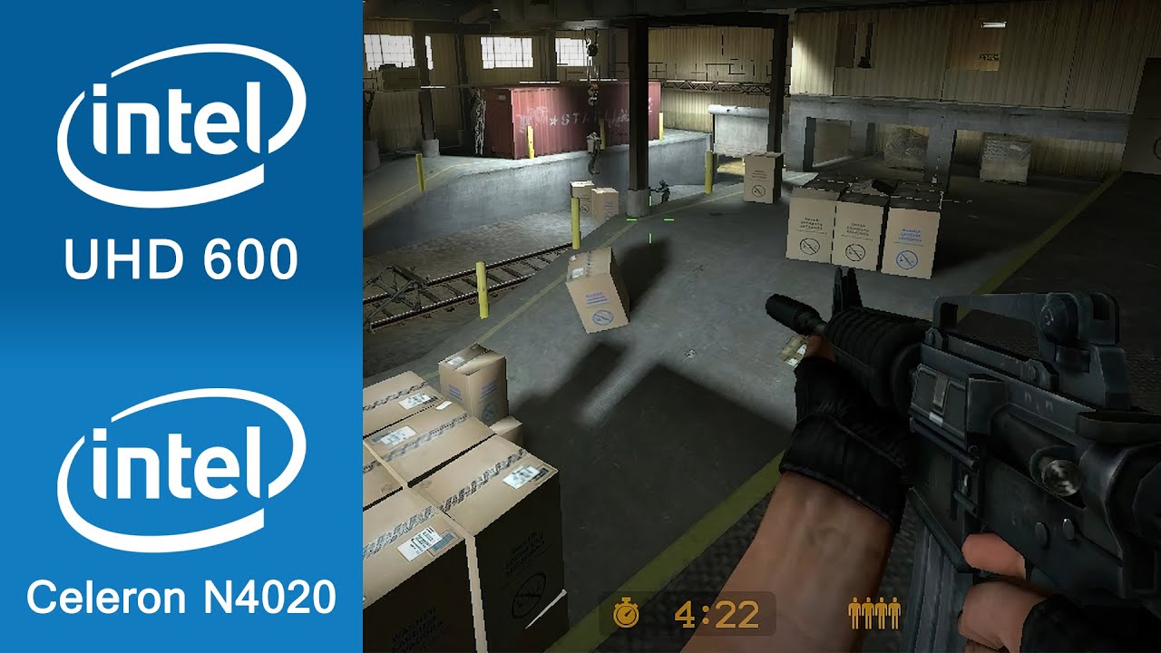 Counter-Strike Source Gameplay Intel UHD 600 + Intel Celeron N4020 ...