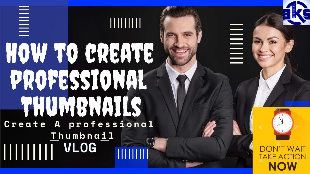 How to make professional thumbnail in your mobile 2021 | BkS - YouTube
