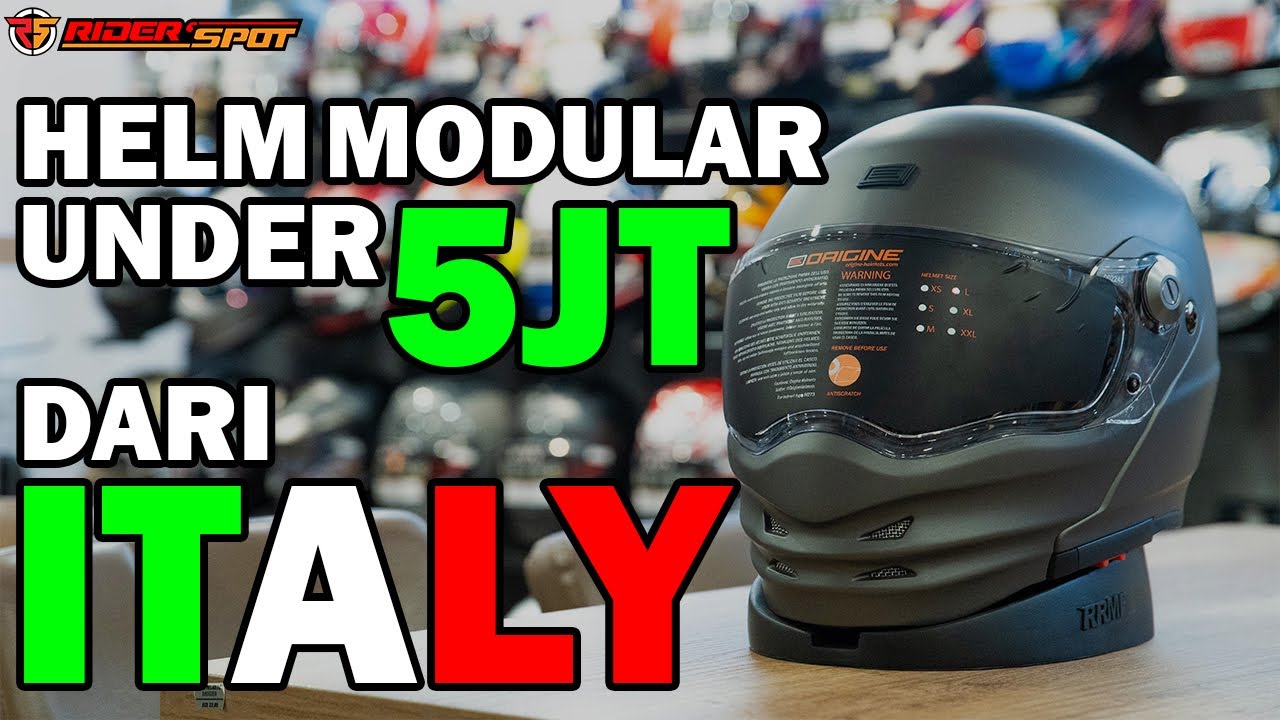 HELM MODULAR AFFORDABLE DARI ITALIA | Origine Galaxy - YouTube