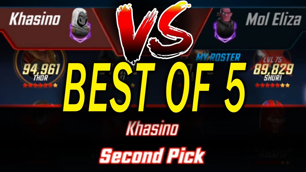 Khasino PvP Best of 5 - MARVEL Strike Force - MSF - YouTube