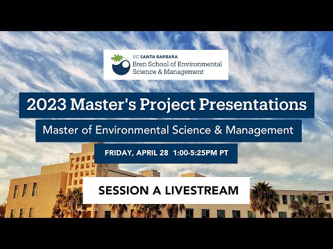 2023 MESM Master's Project Presentations