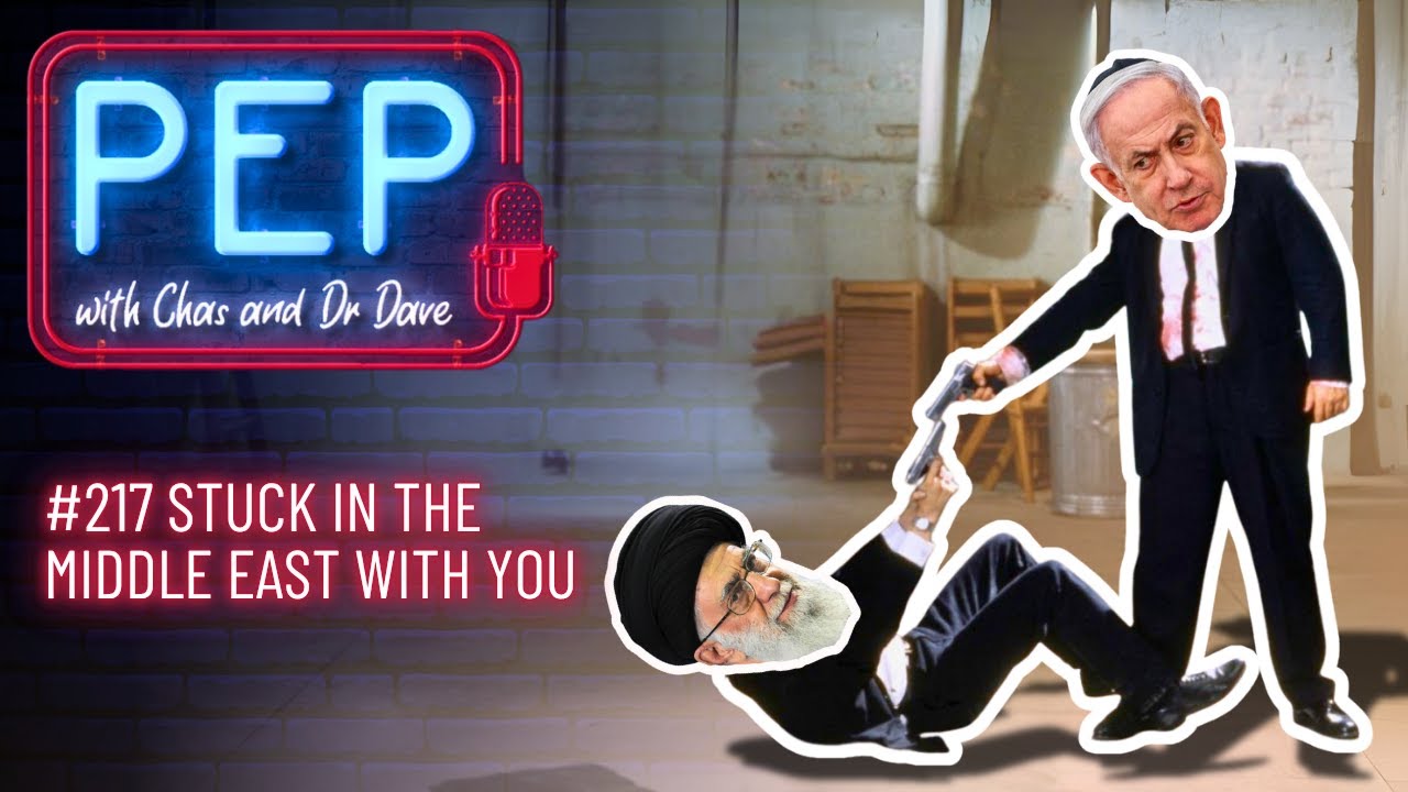 STUCK IN THE MIDDLE EAST WITH YOU! PEP with Chas & Melina Wicks (Ep 218 ...