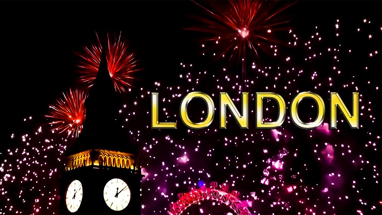 London - Live Fireworks 2025 - Happy New Year - YouTube