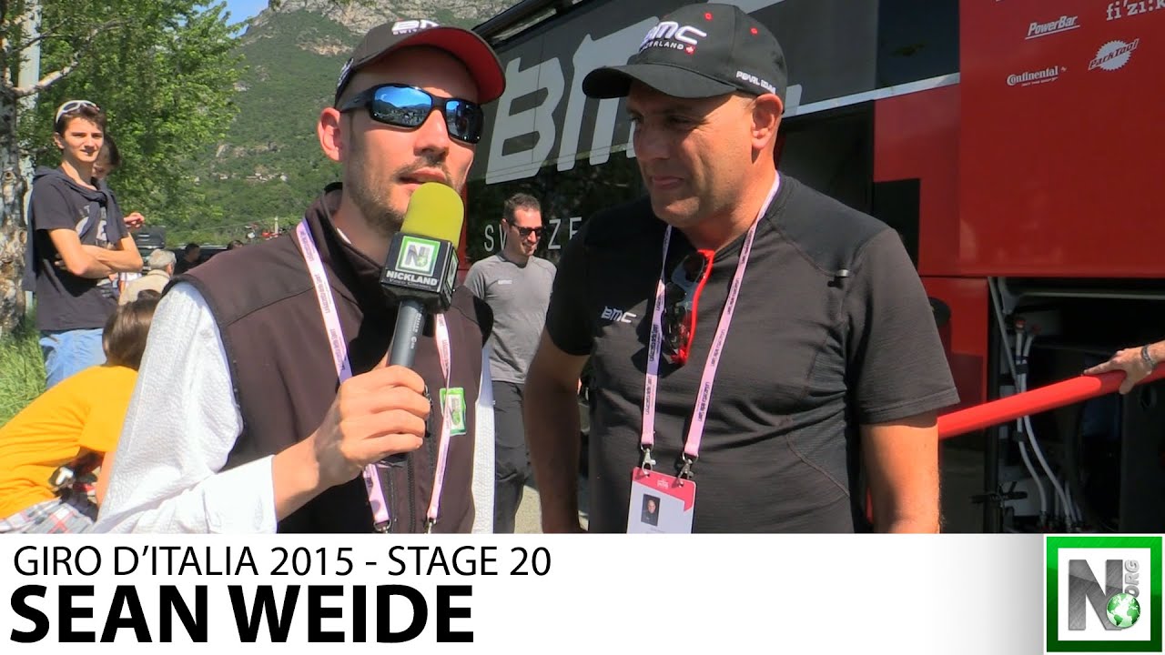 Giro d'Italia 2015 - Sean Weide (BMC) - Communications Manager - YouTube