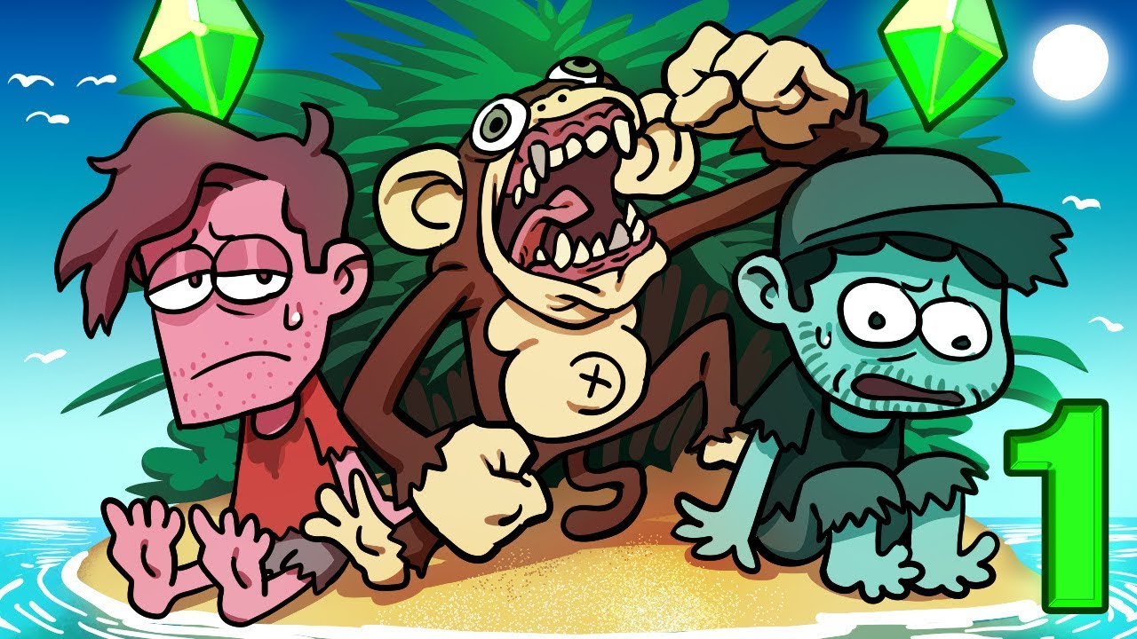 SuperMega Plays SIMS CASTAWAYS - EP 1: Shipwrecked - YouTube