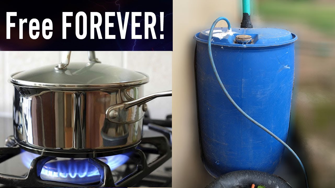 Free Gas For Electricity And Cooking From Food Waste and Cow Dung ...