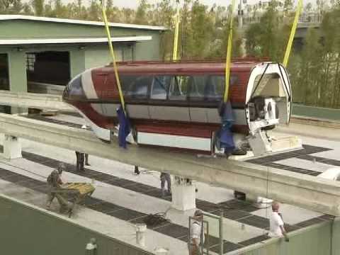 Mark VII Monorail Red Instalation - YouTube