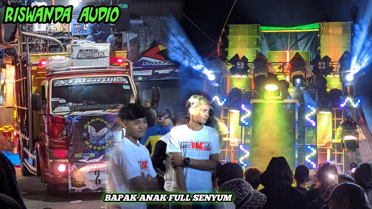 Full senyum bapak anak ikut pantau langsung Riswanda audio//Ngabab ...