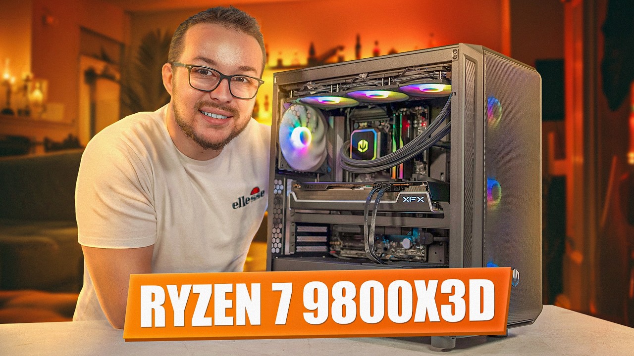 LE MEILLEUR PC GAMER À 2000€ AVEC UN RYZEN 7 9800X3D !⚡ - YouTube