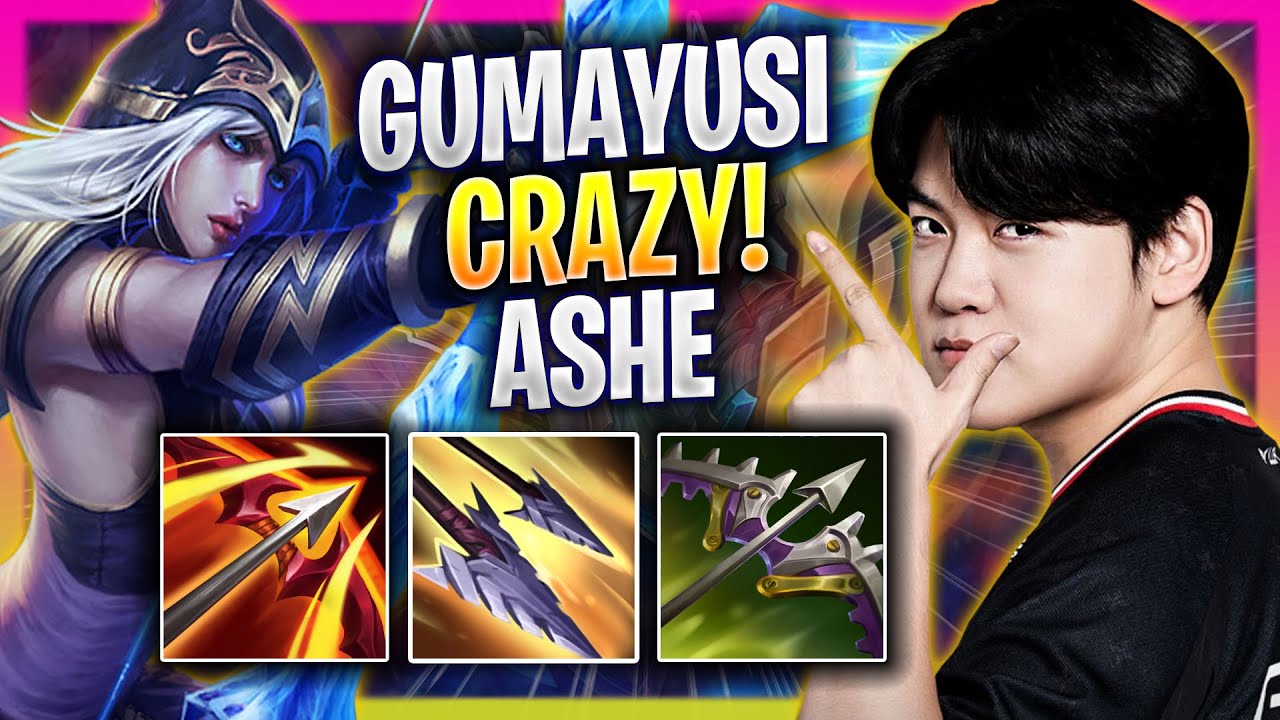 GUMAYUSI CRAZY GAME WITH ASHE! - T1 Gumayusi Plays Ashe ADC vs Kalista! | Season 2025 - YouTube