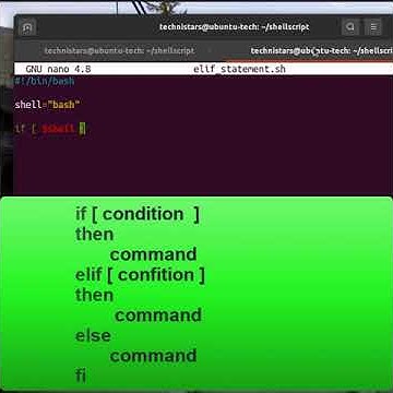 Shell scripting - "elif" statement #linux #shorts - YouTube