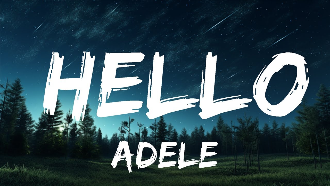 Play List || Adele - Hello (Lyrics) || Lyric Art - YouTube