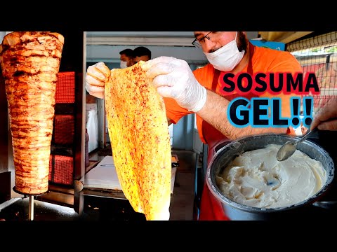 Bana Sosum İçin, Etim İçin Gelsinler!!! Tavuk Döneri Böyle Yemediniz!!!