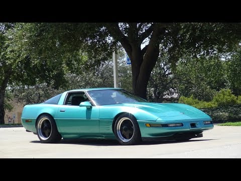 Stanced C4 Corvette