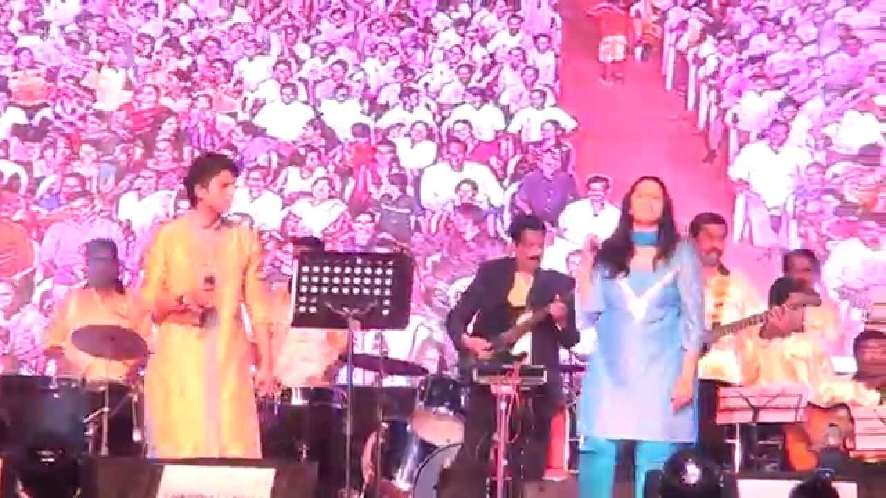 Pranil and Vaishali Samant -Performing Marathi song " Kombadi Palali ...
