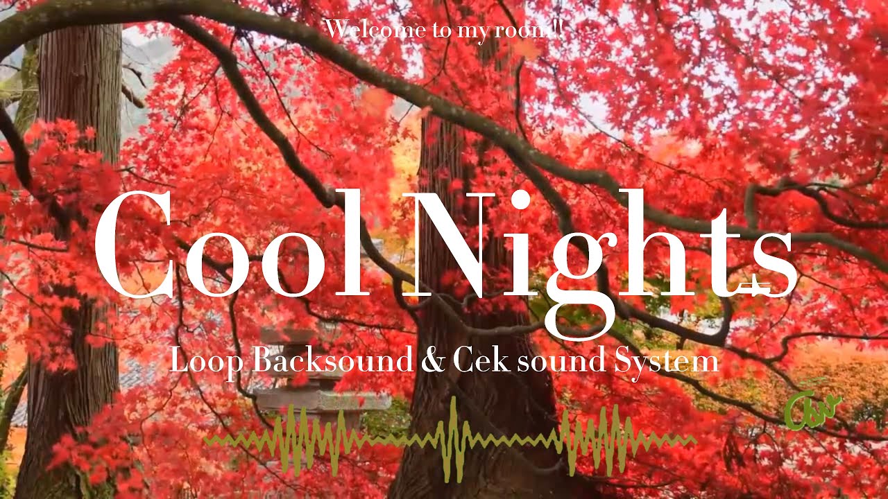 Loop Backsound & Cek sound System (Cool Nights) - 4K Ultra HD - YouTube