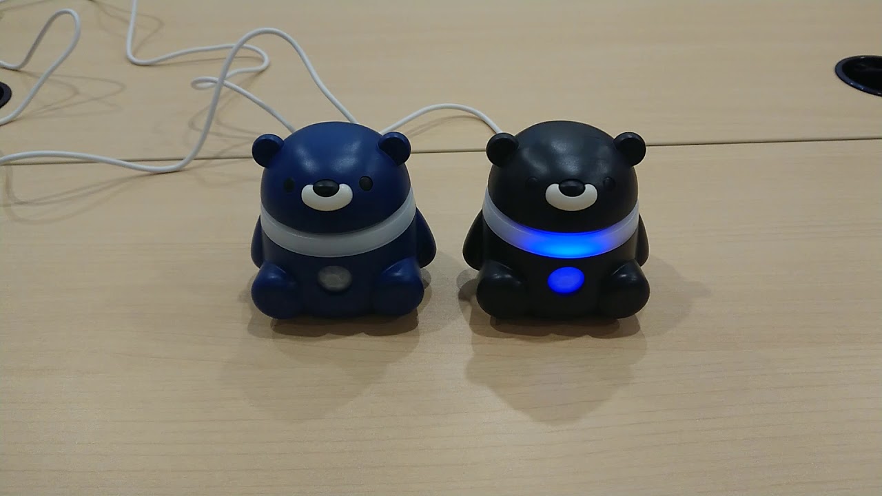 Hamic BEAR（ハミックベア）で友達にメッセージを送ってみた - YouTube
