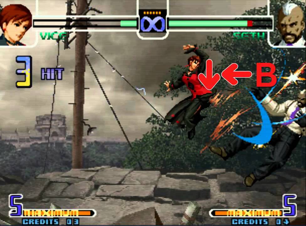 KOF 2002 Combos de Vice Paso a Paso - YouTube