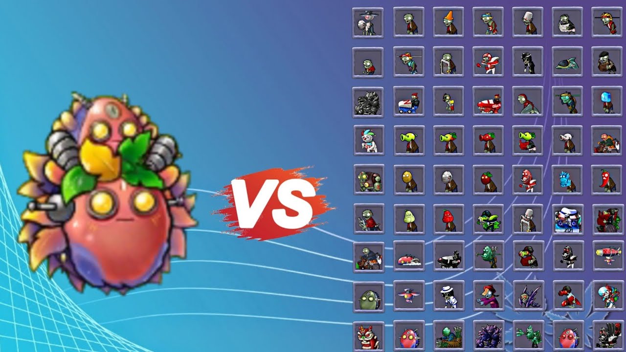Super Mecha Nut vs All Zombies | pvz fusion - YouTube