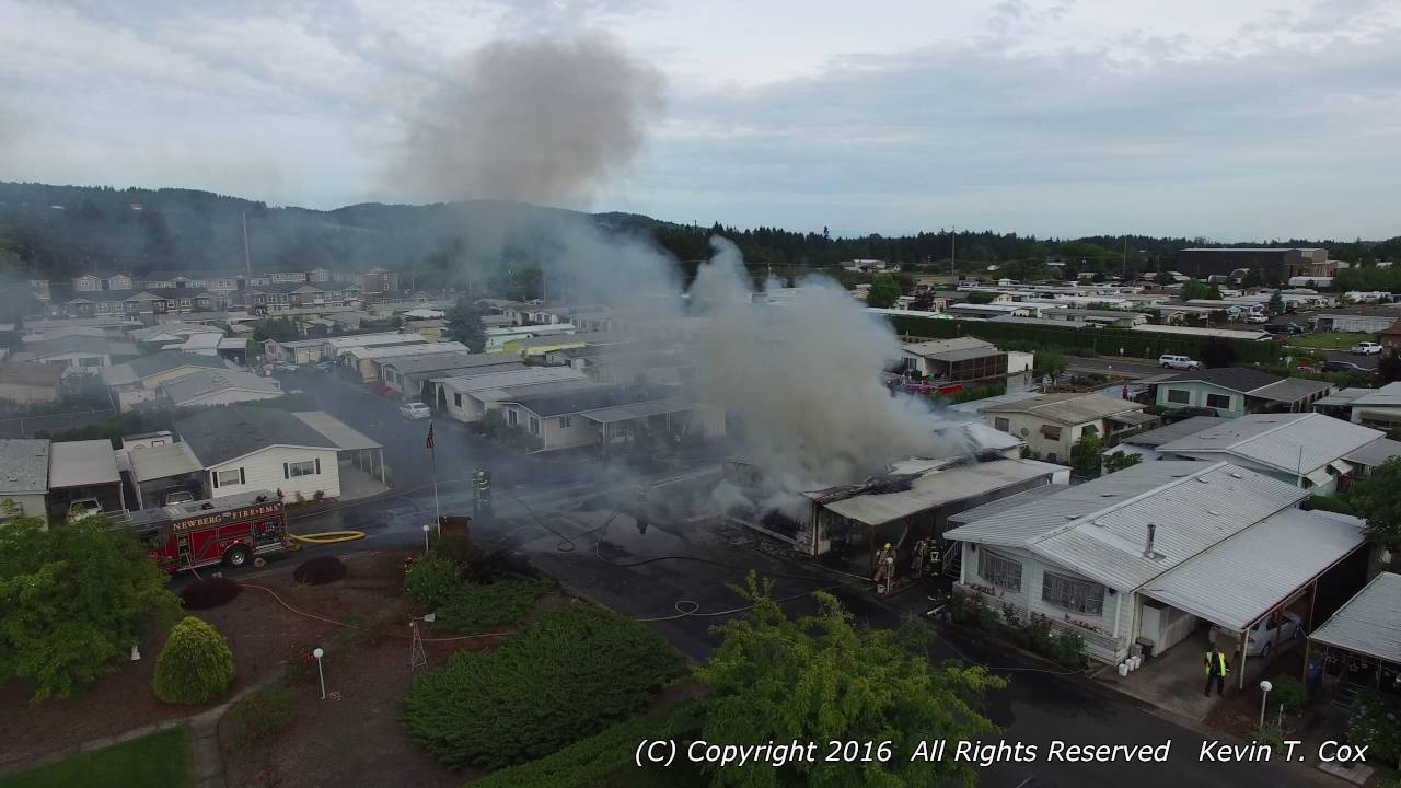 Fatal residental structure fire, Newberg Oregon - YouTube