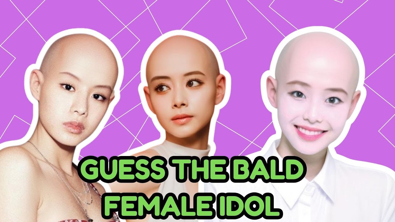 GUESS THE BALD FEMALE IDOL - KPOP GAME - YouTube