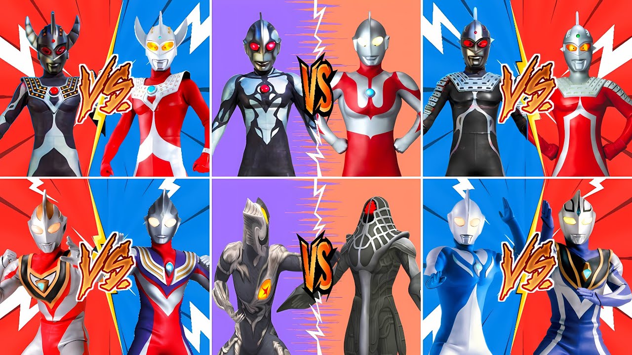 CHAOSROID T VS ULTRAMAN TARO, CHAOSROID U VS ウルトラマン, CHAOSROID S VS ...