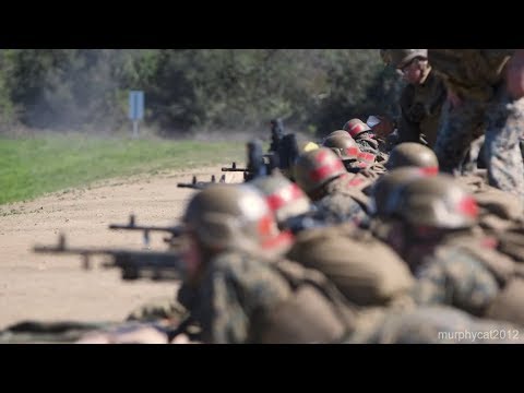 ITB Marines qualify with M240B - YouTube