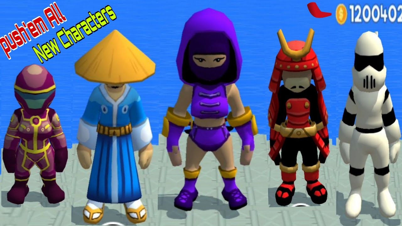 Push'em All Updated Version-New Characters Unlocked - YouTube