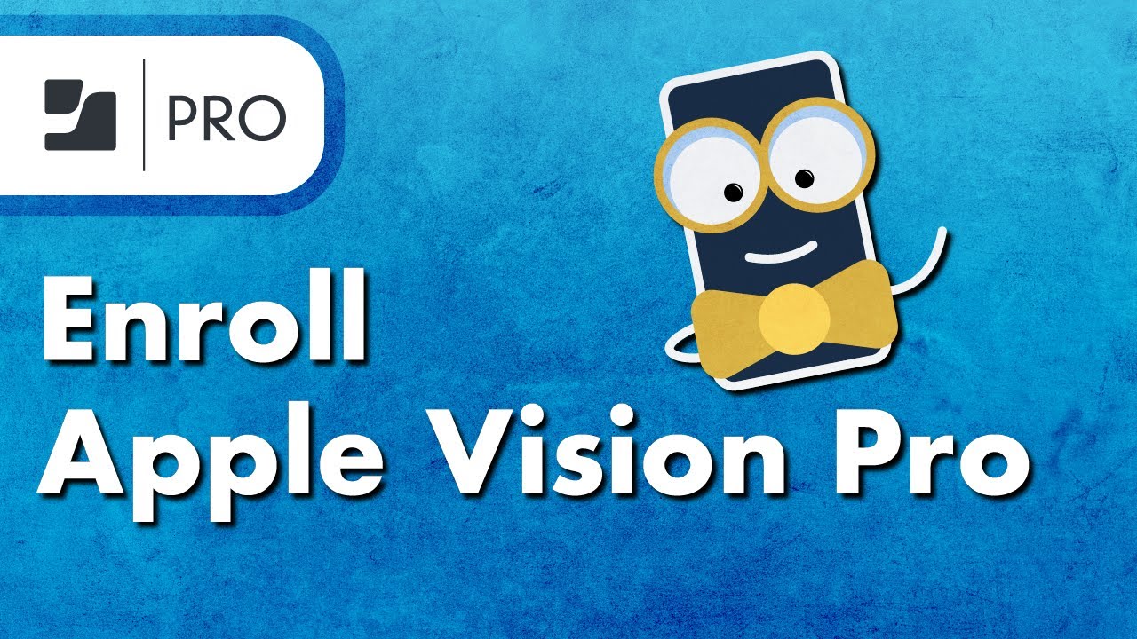 How to Enroll an Apple Vision Pro in Jamf Pro - YouTube
