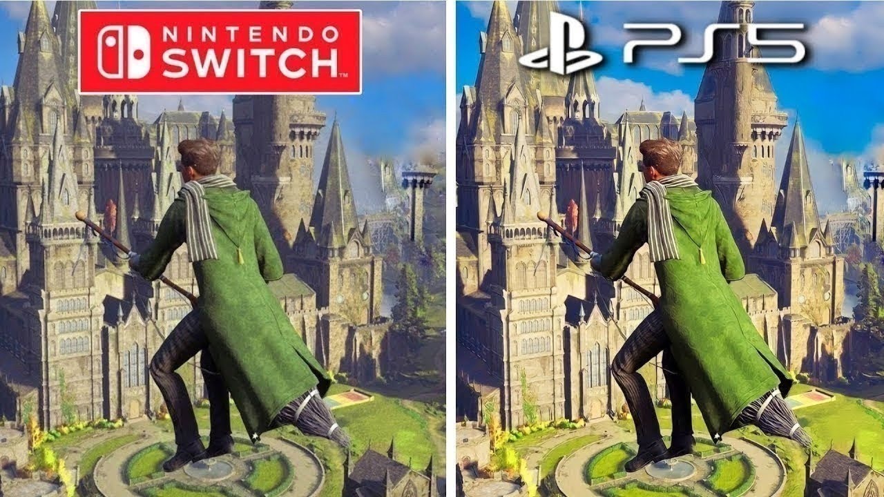Hogwarts Legacy PS5 vs Nintendo Switch Graphics Comparison - YouTube