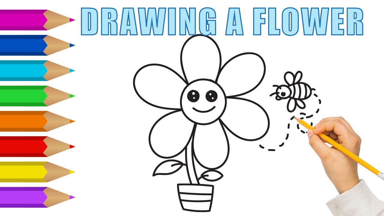 Let's Learn How to Draw a Flower Together, | Tips for Painting ...