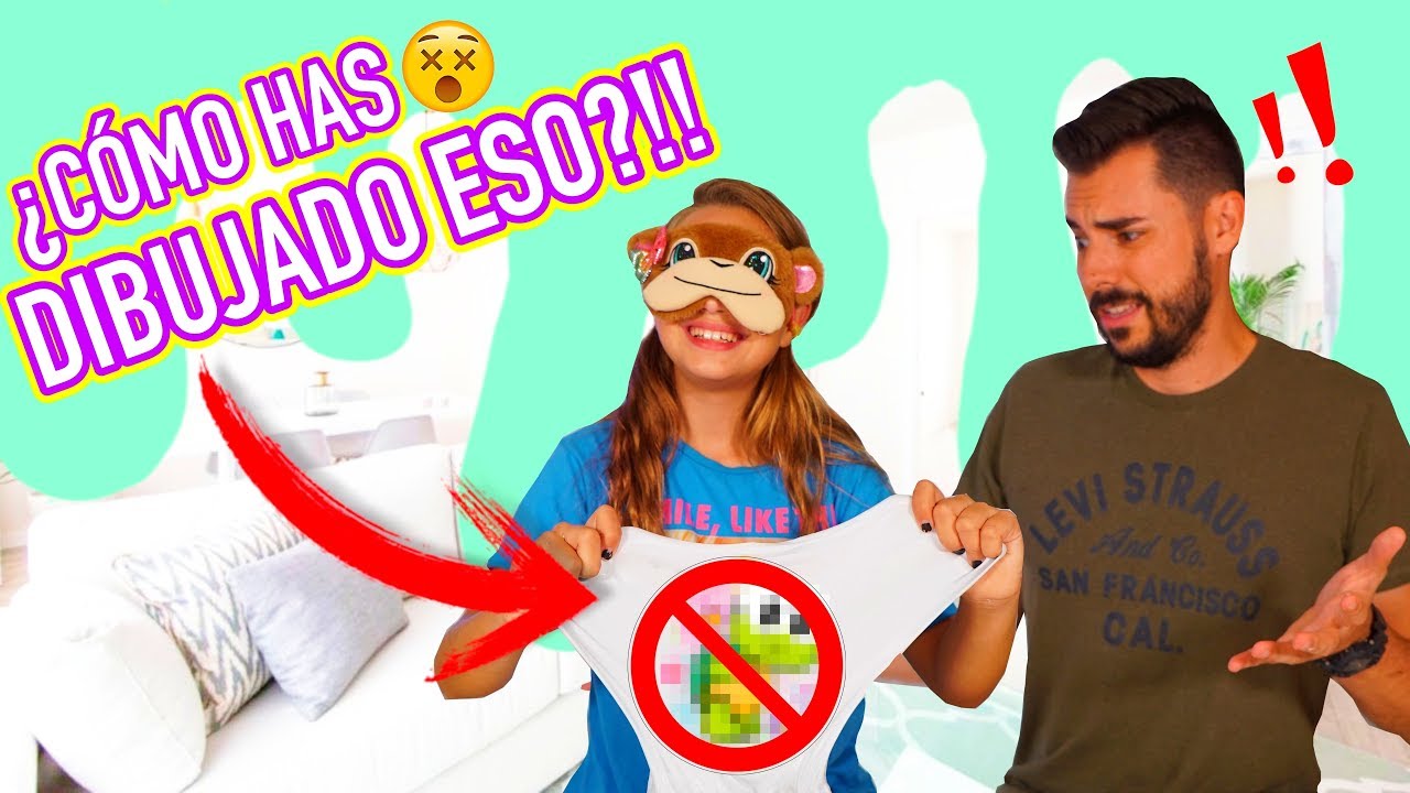 DIBUJANDO en SLIME a CIEGAS 🙈 ** SLIME ART CHALLENGE ** BLINDFOLD ...