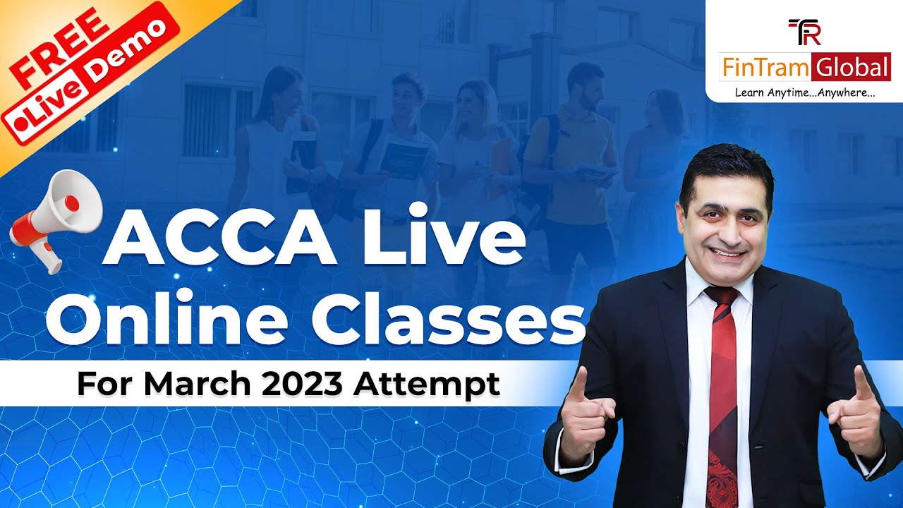 ⭐100% Free Demo Classes for ACCA - Register Today! ACCA Live Online ...
