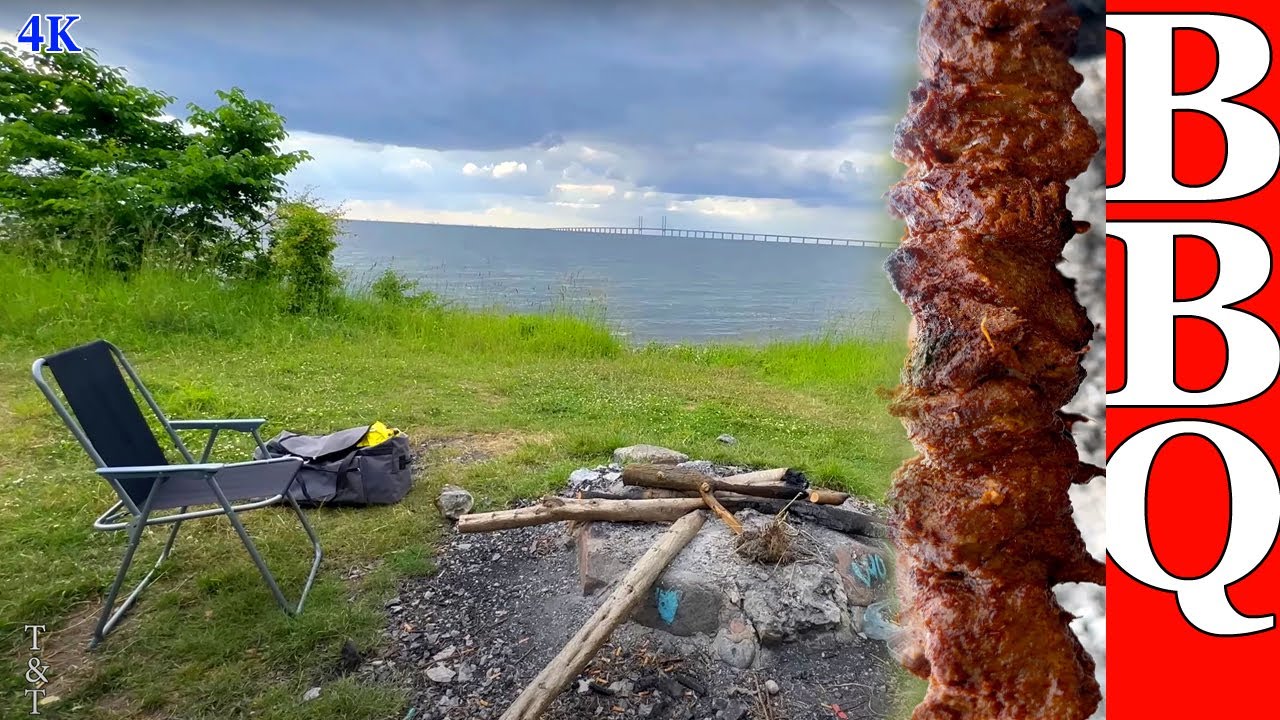 Outdoor BBQ - Scenic View and Bar B Cue - Grill in Nature - YouTube