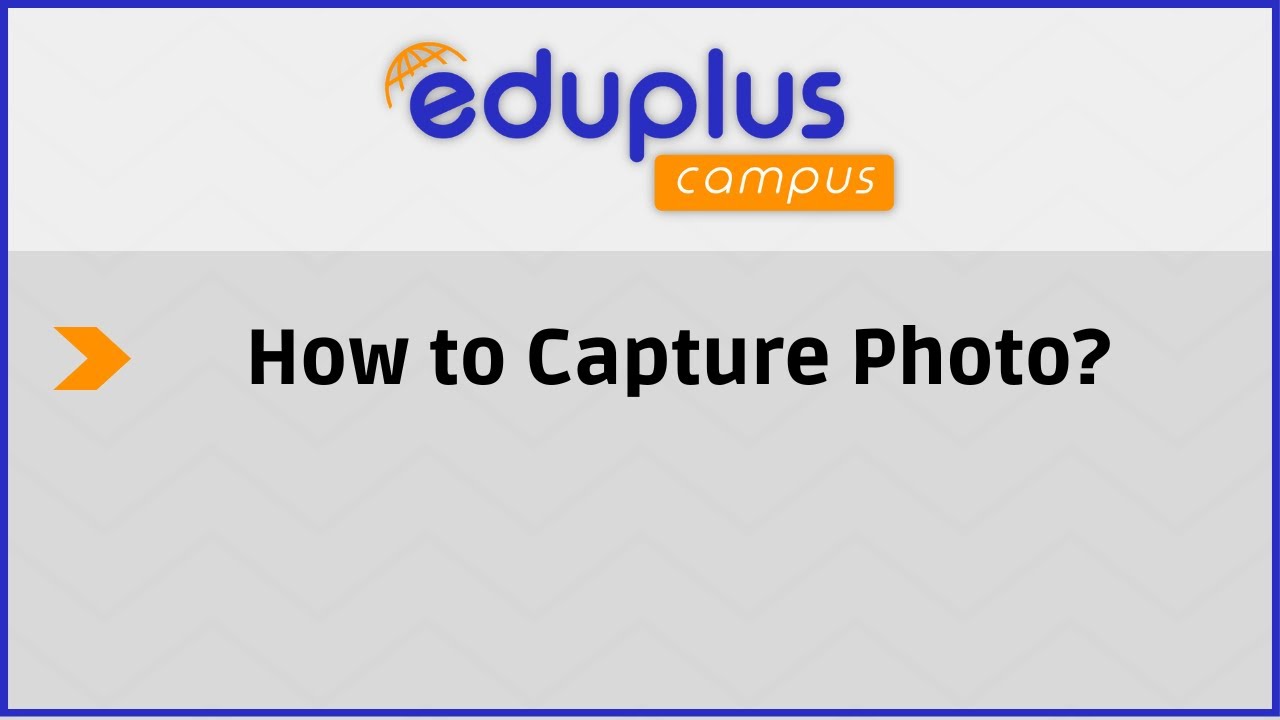 How to Capture Photo? - YouTube