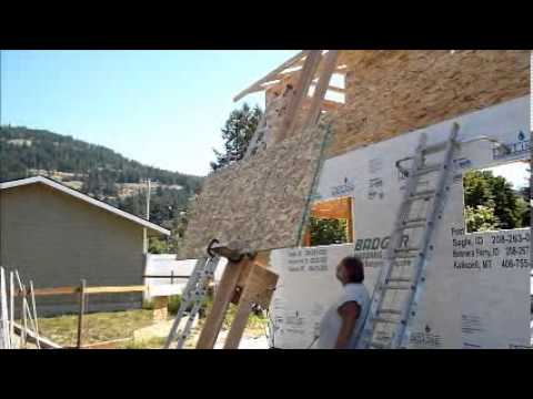 Homemade shingle and sheeting lifting device 2 - YouTube