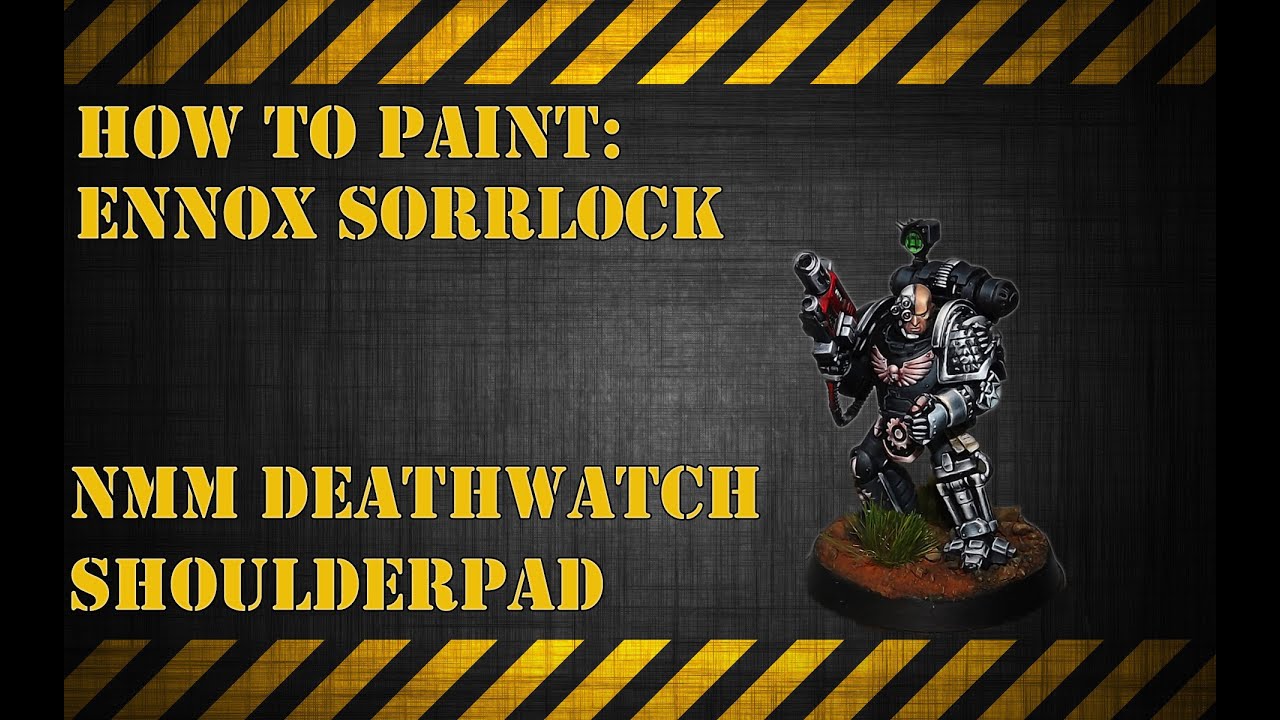 How to paint NMM steel of Deathwatch Marines - Ennox Sorrlock (test ...