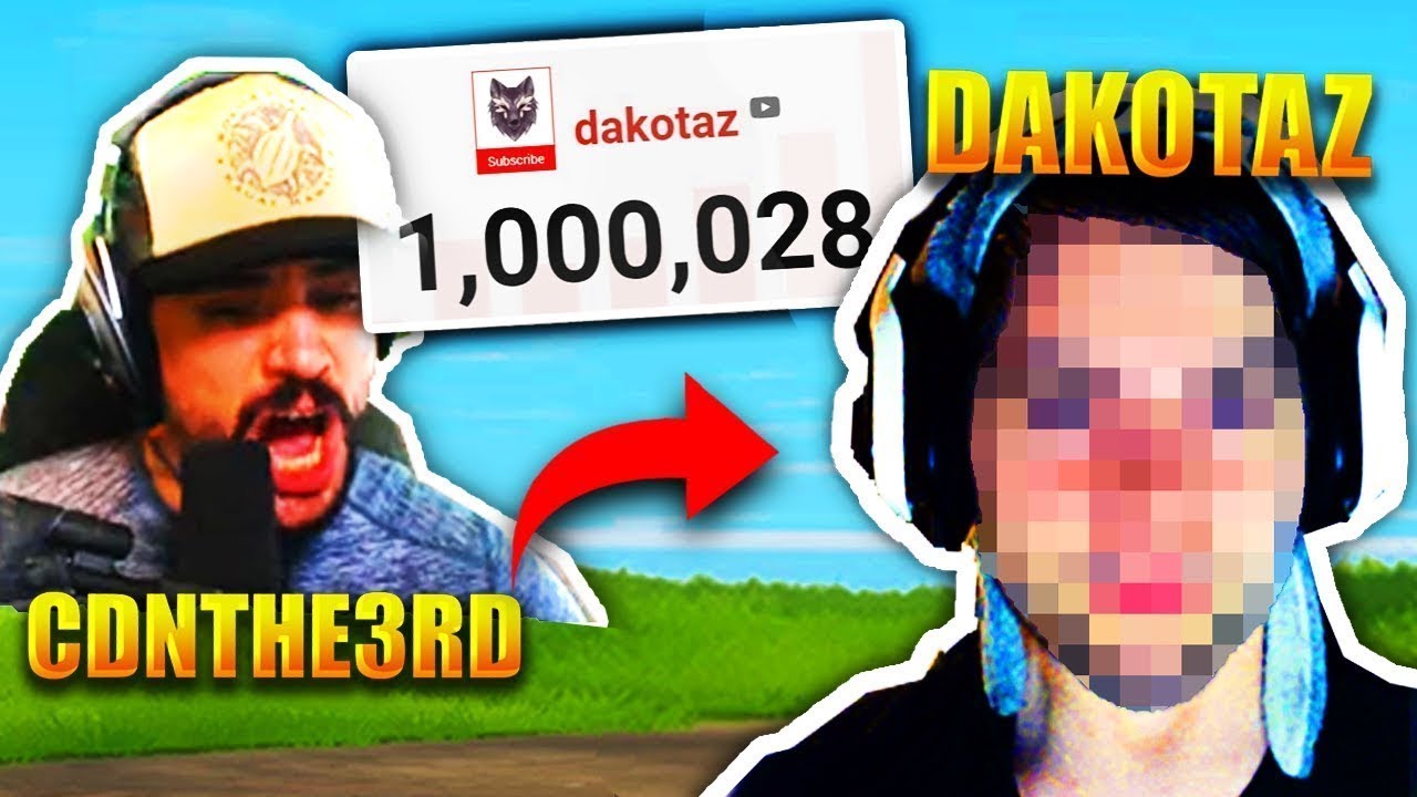 CDNThe3rd REACTS TO Dakotaz FACE REVEAL!! Best Fortnite Moments - YouTube