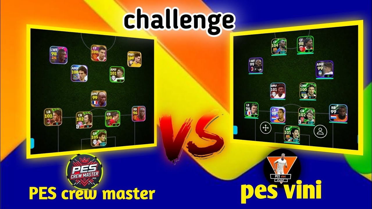 eFootball Mastery Challenge: PES Crew Master vs PES Vini!#efootball25 # ...