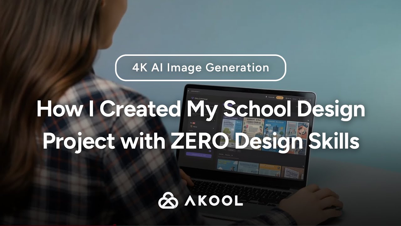 How I Created My School Design Project with ZERO Design Skills | Akool ...