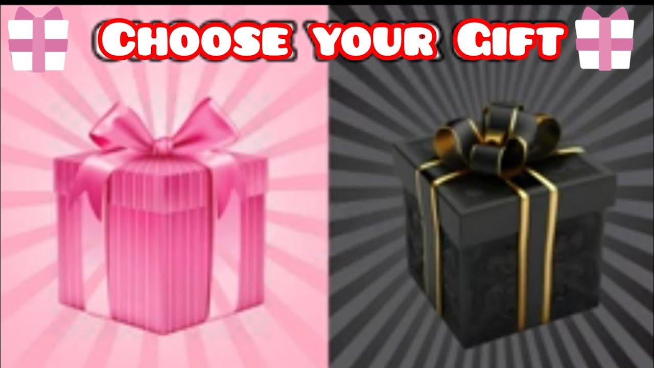 PINK VS BLACK💗🖤 | CHOOSE YOUR GIFT🎁 | PICK ONE CHALLENGE (Luxury ...