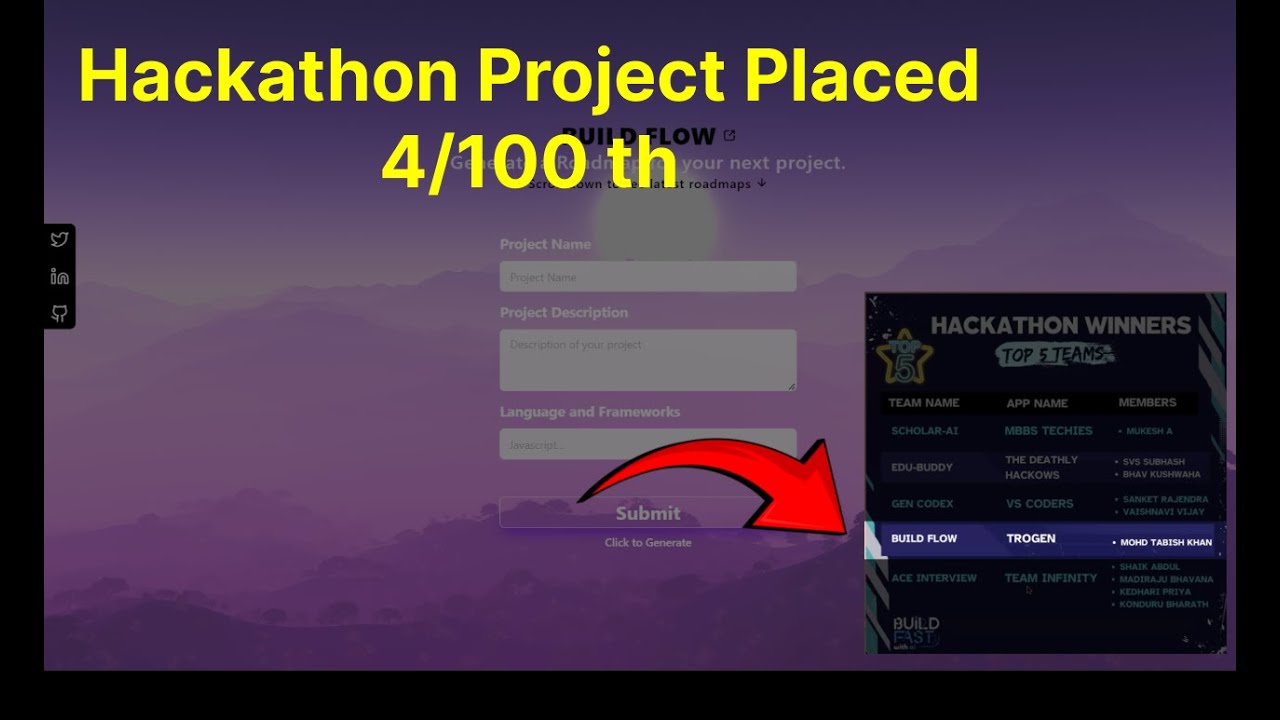 Build Flow Hackathon Presentation | BuildFAST with AI Hackathon. - YouTube