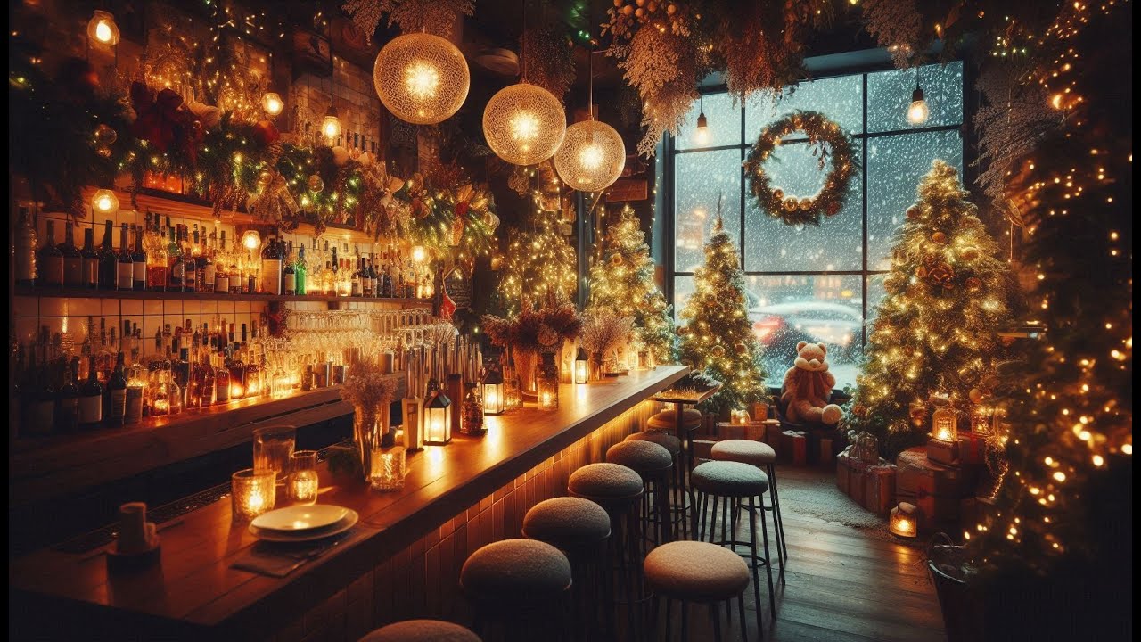 Cozy Christmas Cafè Ambience🎄☕ [ Christmas Lofi Hip Hop- Christmas Lofi ...