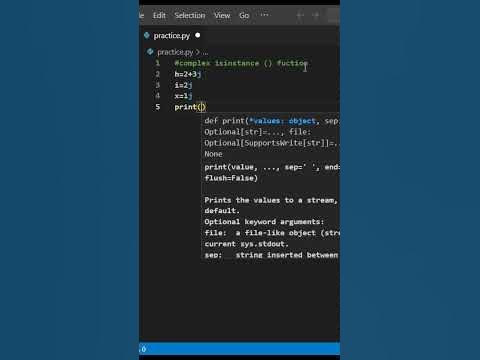 Complex isinstance ( ) function #python #code #pythoncode #pythonprogramming #pythonforbeginners ...