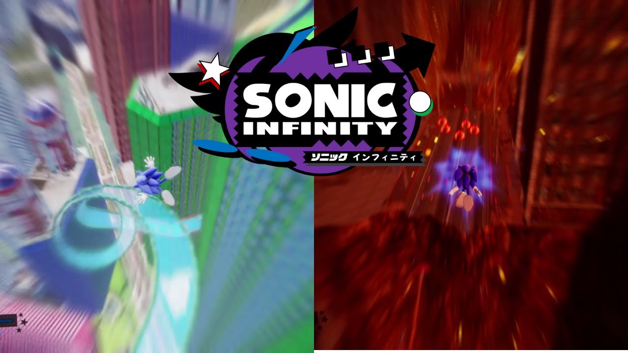 2 Sonic Infinity Stages As Sonic - Fan games - YouTube