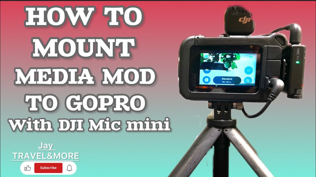 How To Mount Your GoPro Media Mod - YouTube