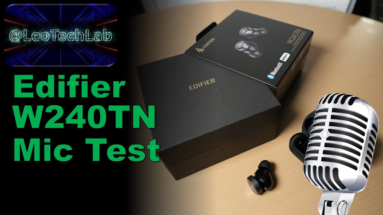Mic Test - Edifier W240TN - YouTube