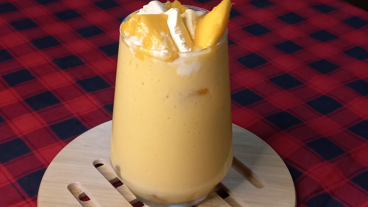Easy Thick Mango Ice Cream Shake Recipe | Mango Ice Cream Shake Recipe ...