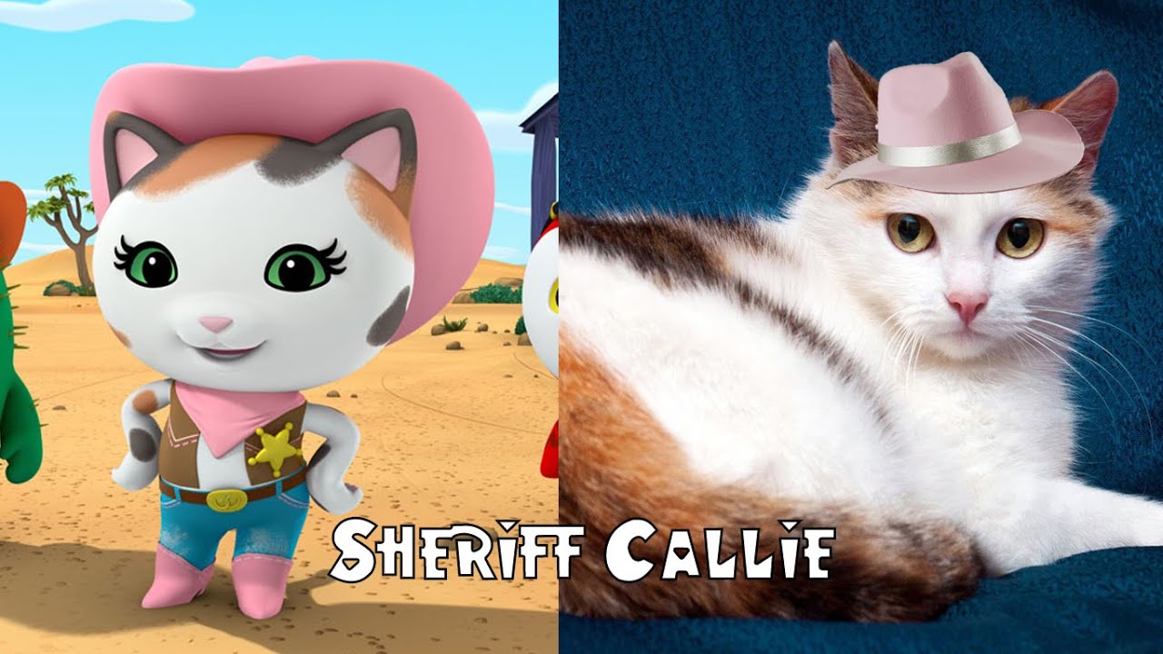Sheriff Callie's Wild West Characters in Real Life - YouTube