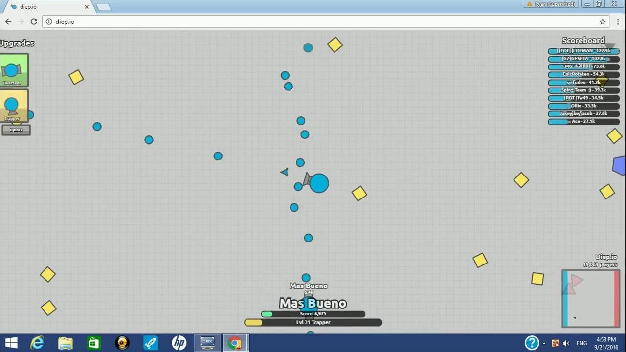 CONTROLLING 2 TANKS W/ MULTIBOXING TUTORIAL/GAMEPLAY!!! Part 1- Diep.io - YouTube